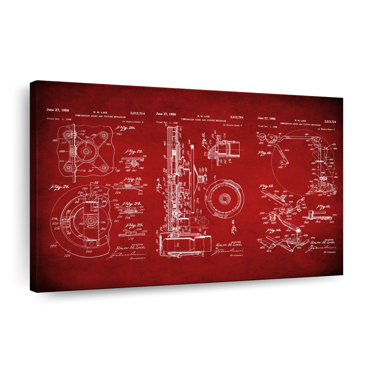 17 Stories Combination Sound And Picture Mechanism Patent | Wayfair