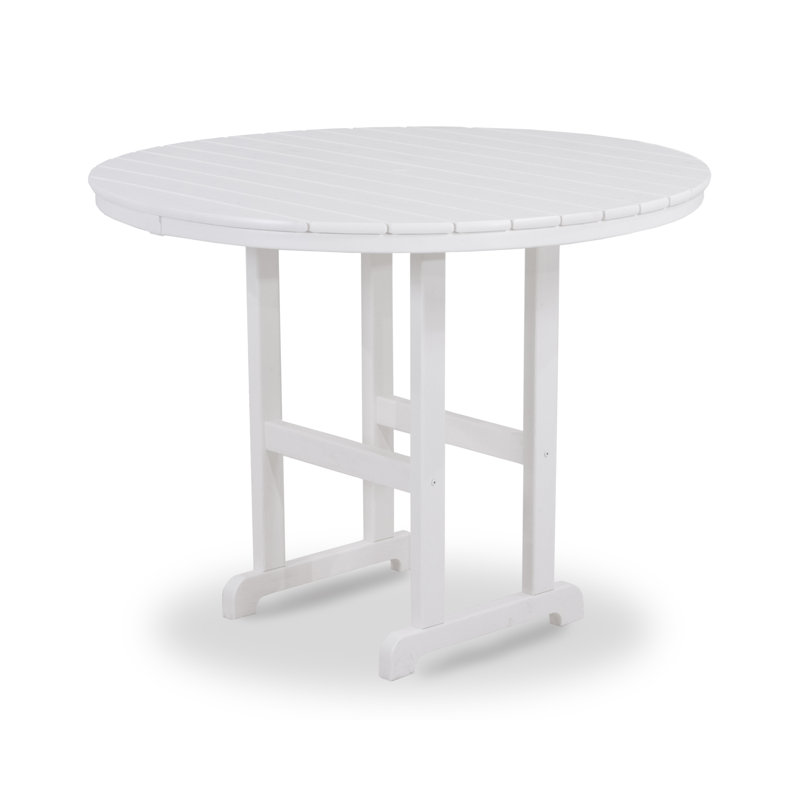 POLYWOOD® Round Farmhouse Counter Table & Reviews | Wayfair