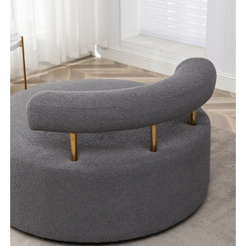 Orren Ellis Chenice 40" W Swivel Barrel Chair & Reviews | Wayfair