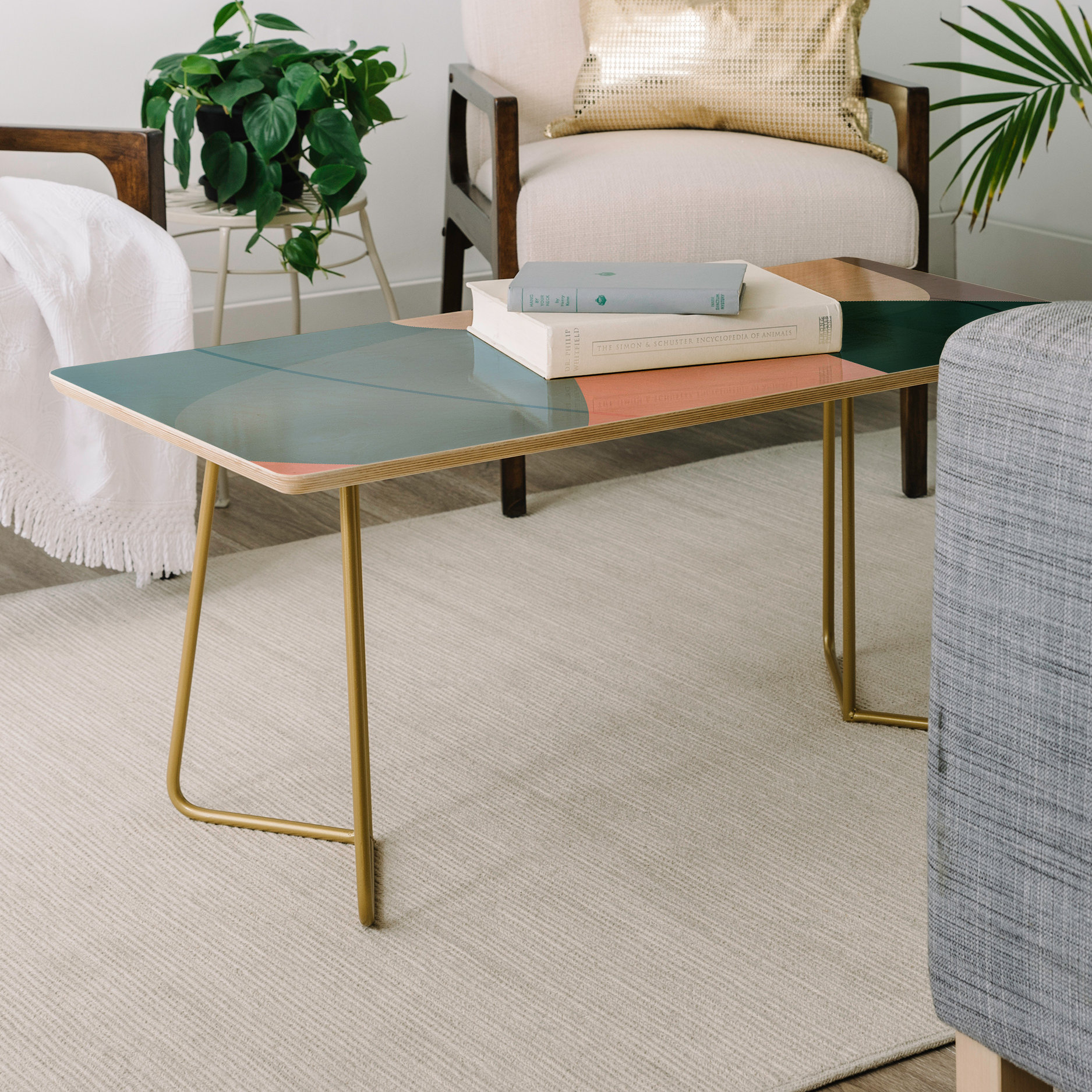 East Urban Home Mareike Boehmer Graphic Coffee Table & Reviews ...