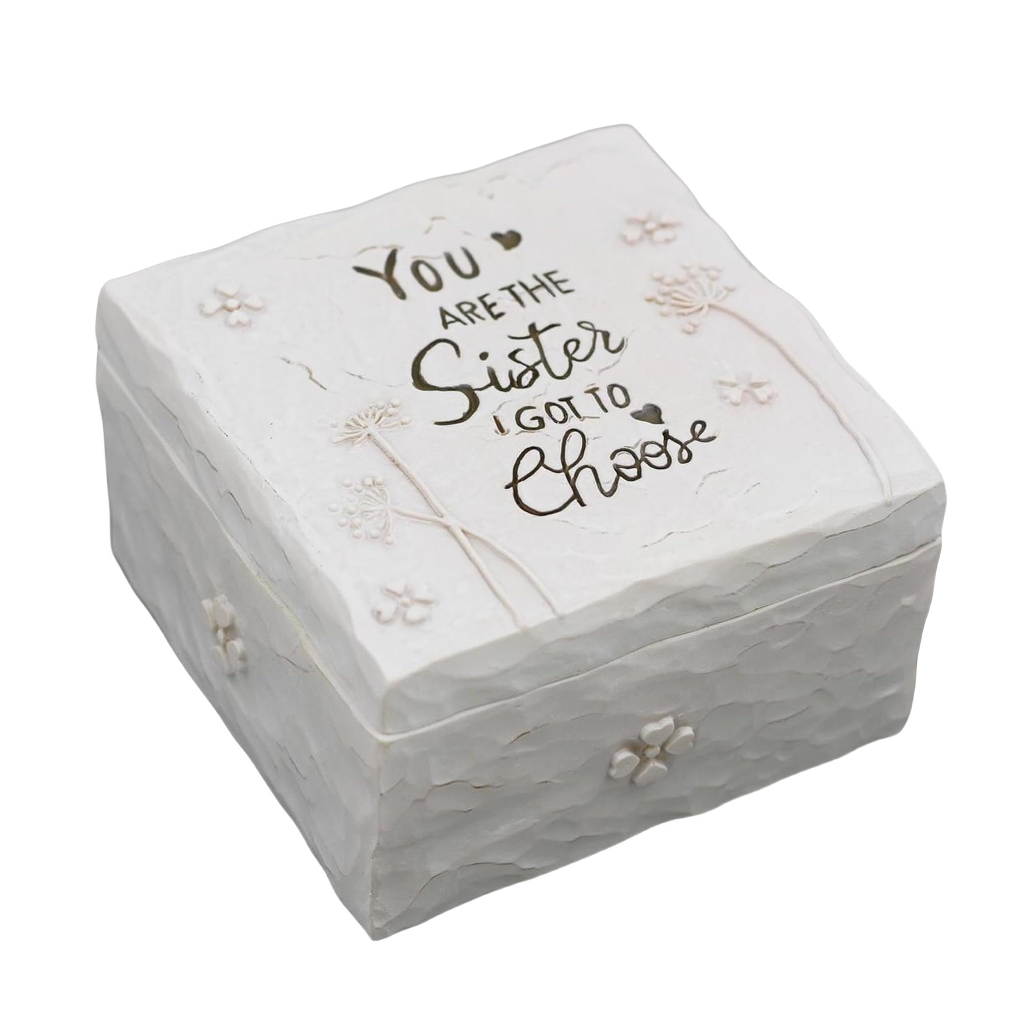 Trinx Friendship Hand-Painted Keepsake Box | Wayfair