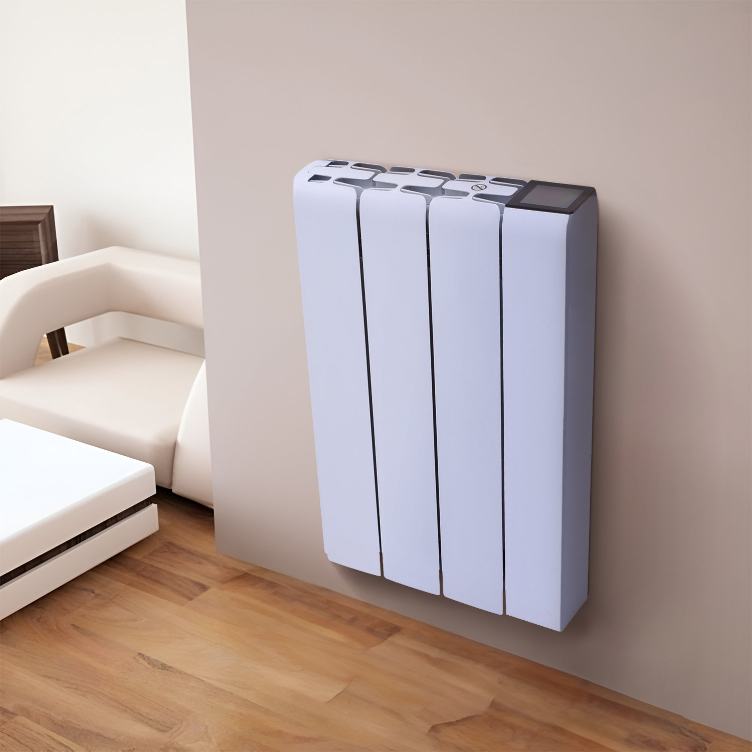 Living and Home 700W Wall Mounted Electric Ceramic Radiator Space ...