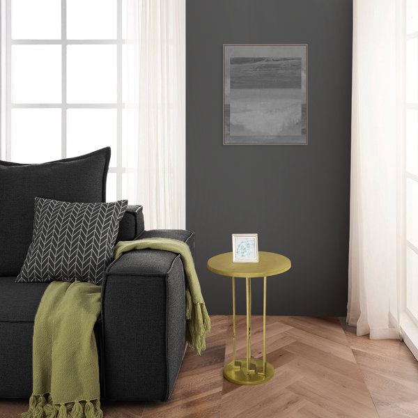 Mercer41 Navonte Pedestal End Table - Wayfair Canada