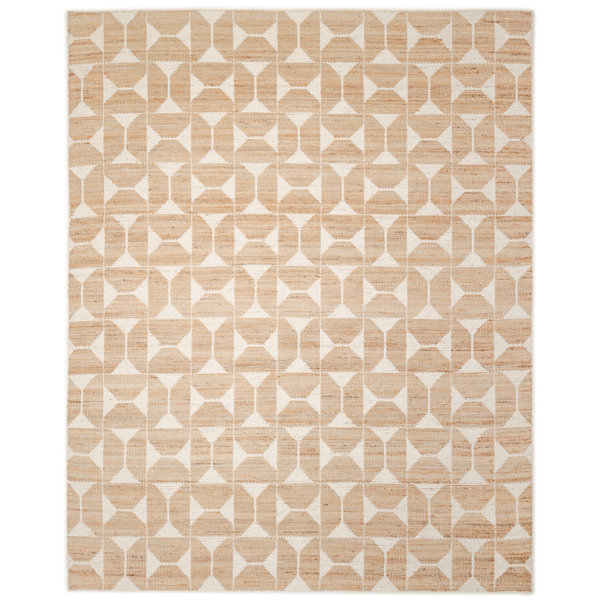 Solo Rugs Elle Geometric Area Rug in Ivory & Reviews | Perigold