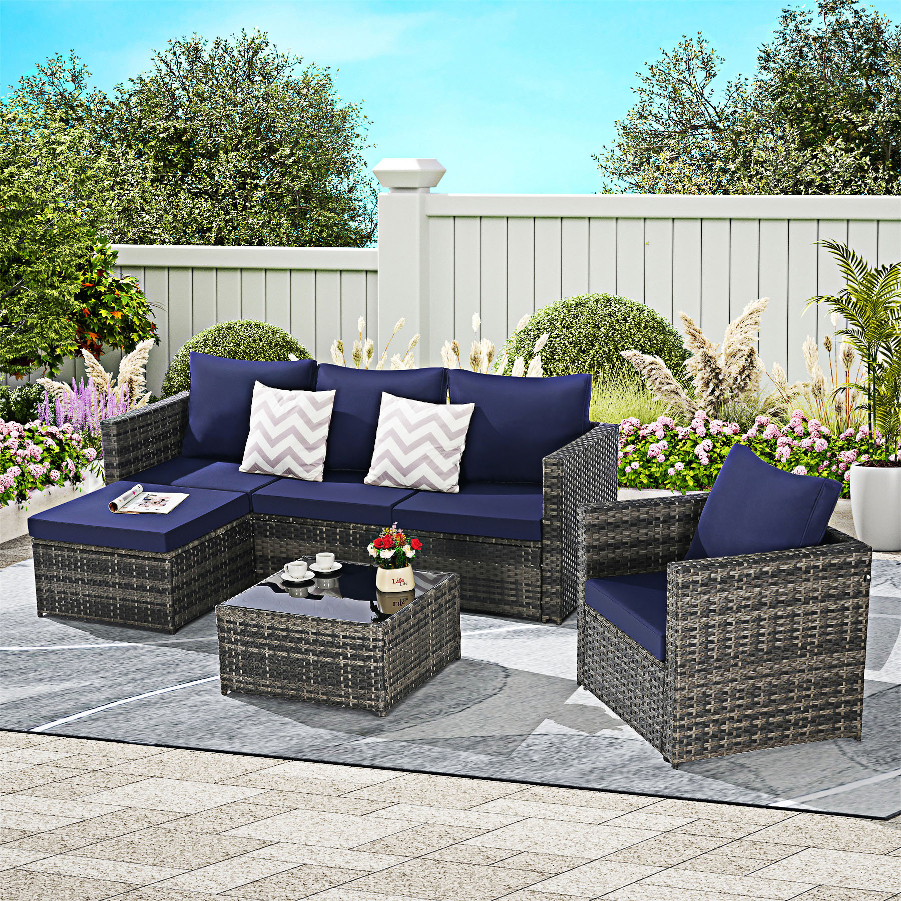 Latitude Run® 3 Pieces Outdoor Conversation Set - Wayfair Canada