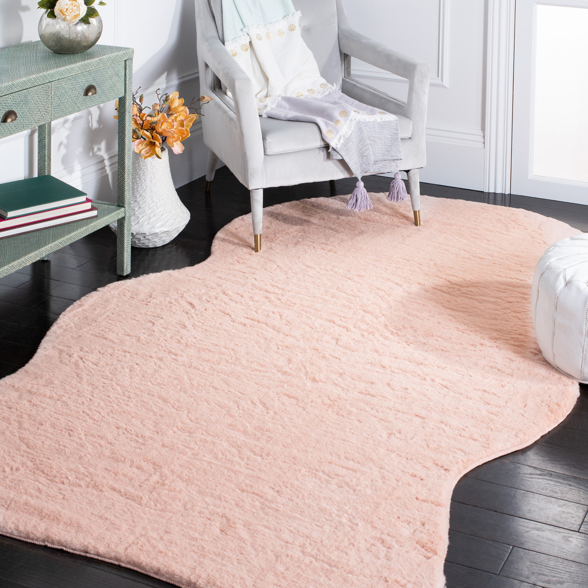 Mercer41 Ametria Light Pink Area Rug | Wayfair