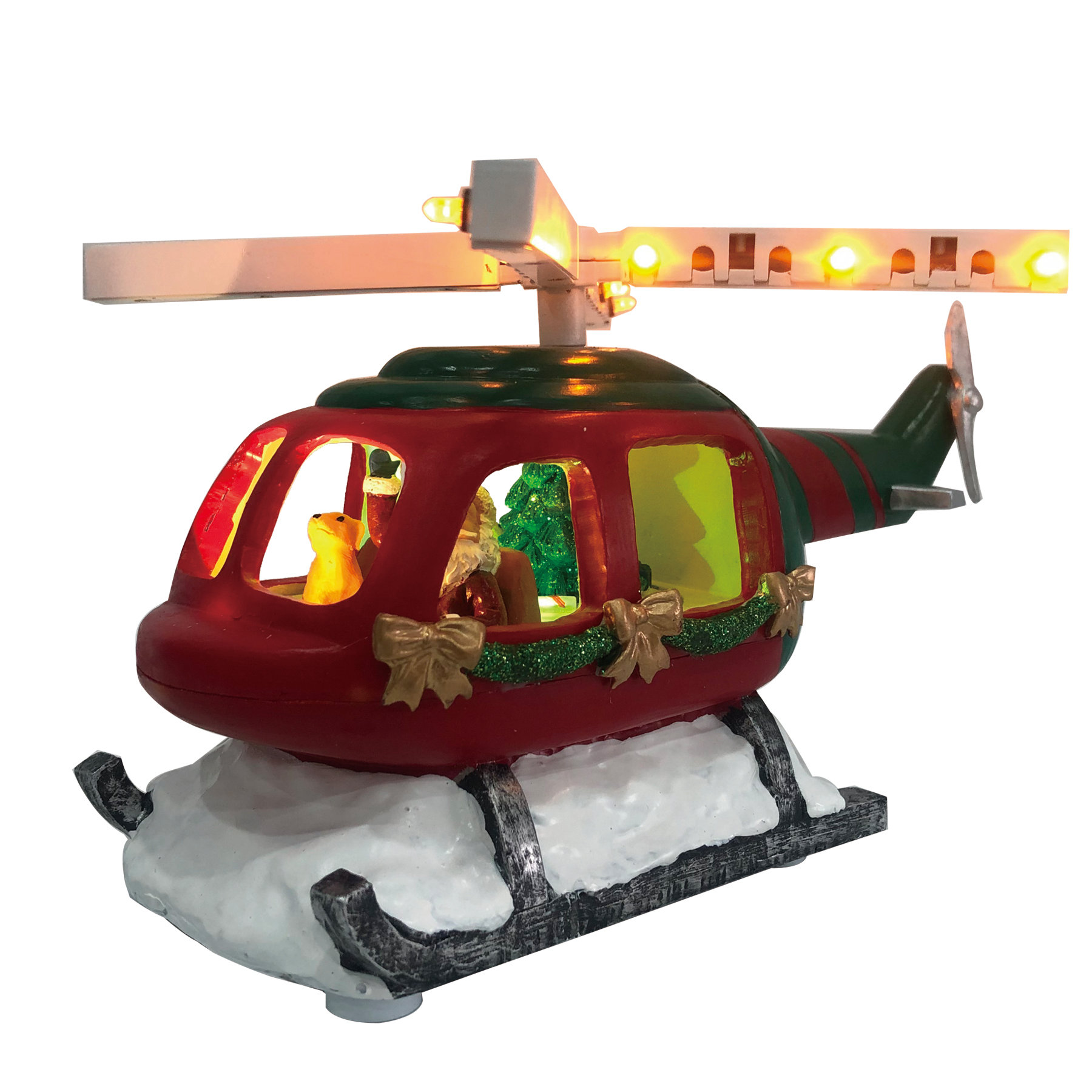 The Holiday Aisle® Animated Christmas Village Accessory - Santa In ...