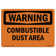 SignMission Osha Warning Combustible Dust Area Sign | Wayfair