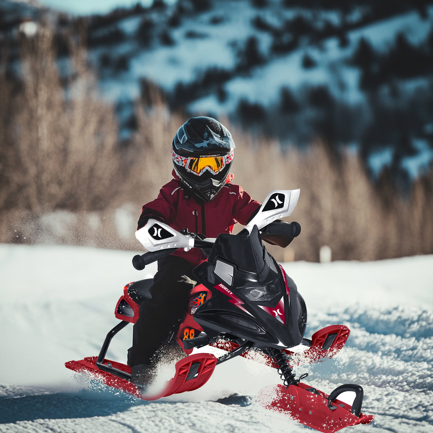 Hurley Xtreme PRO Racer Ride On Snow Sled (BS011) - Wayfair Canada