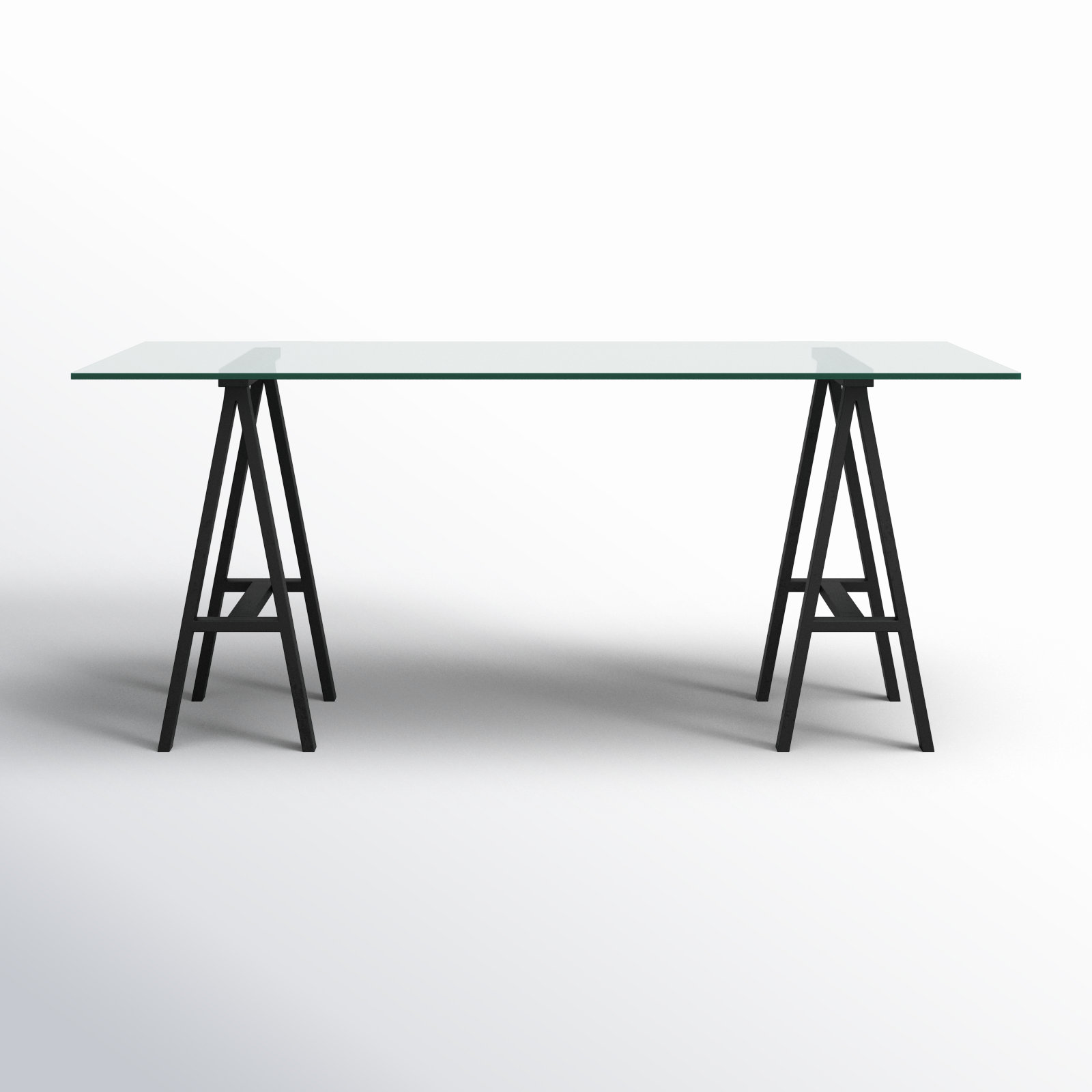 Vintage glass desk store