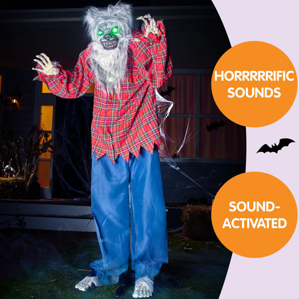 Zeki Shoggy 68" Halloween Animatronics Clearance, Scary Halloween ...