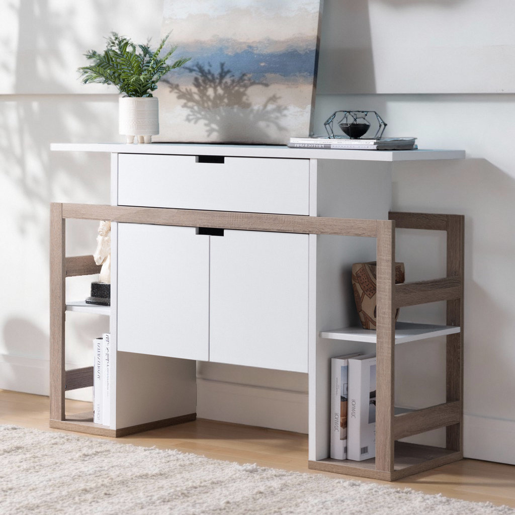 Ebern Designs 47" Modern Two-Tone Buffet Cabinet – Sleek Storage with ...