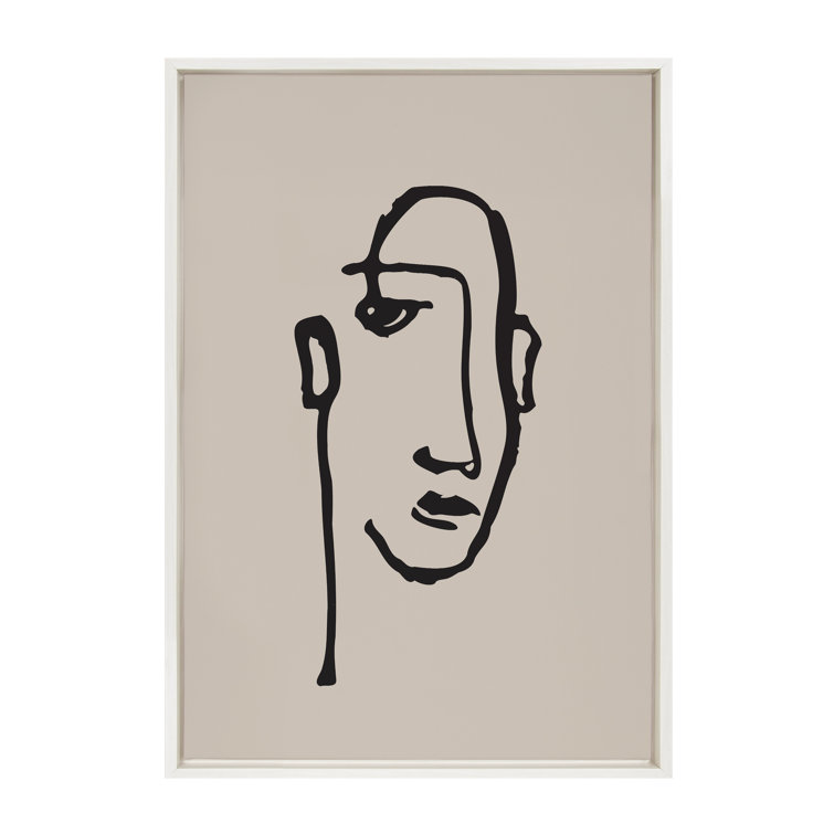 neutral face drawing