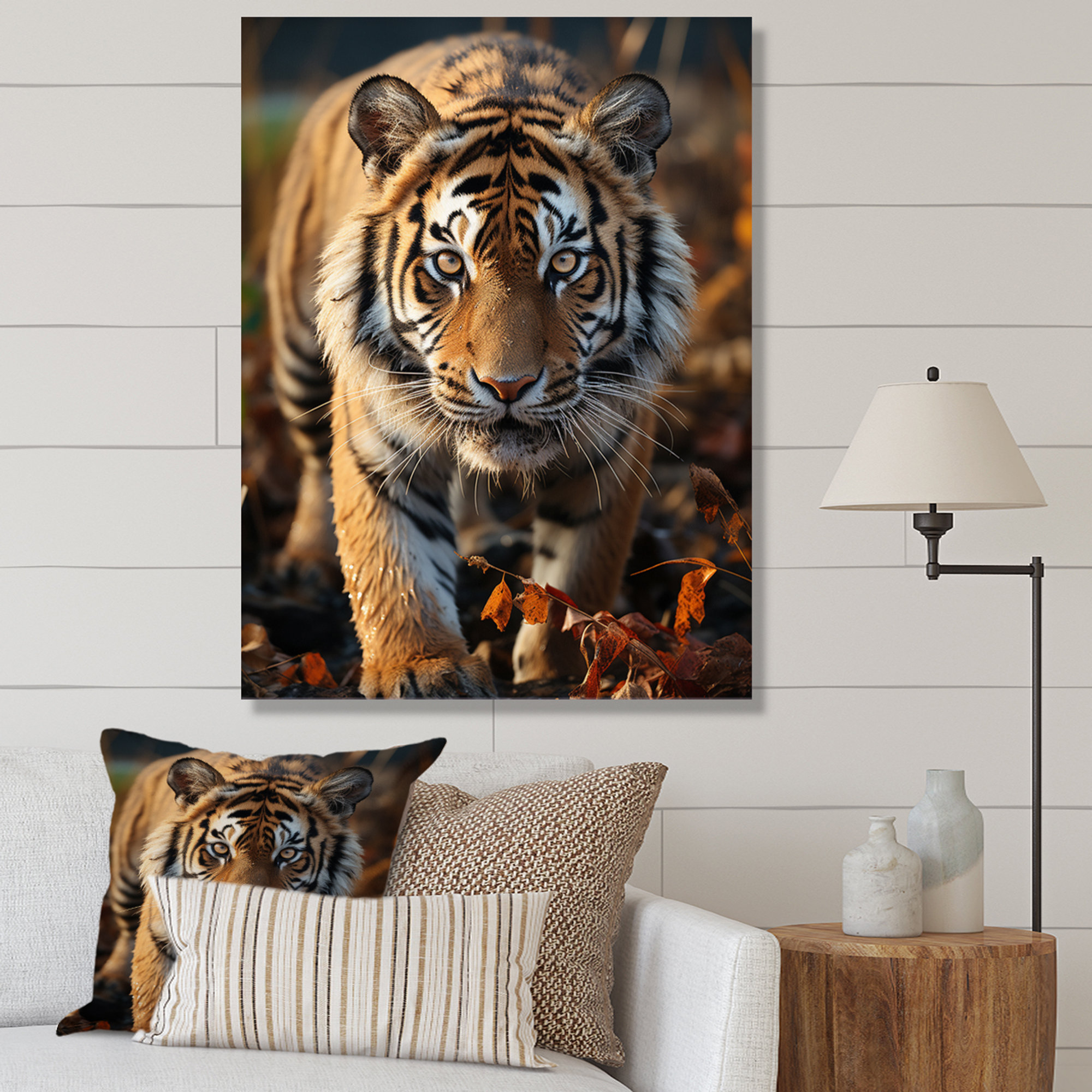 Dakota Fields Avani Tiger Extremely Detailed Portrait II - Print on ...