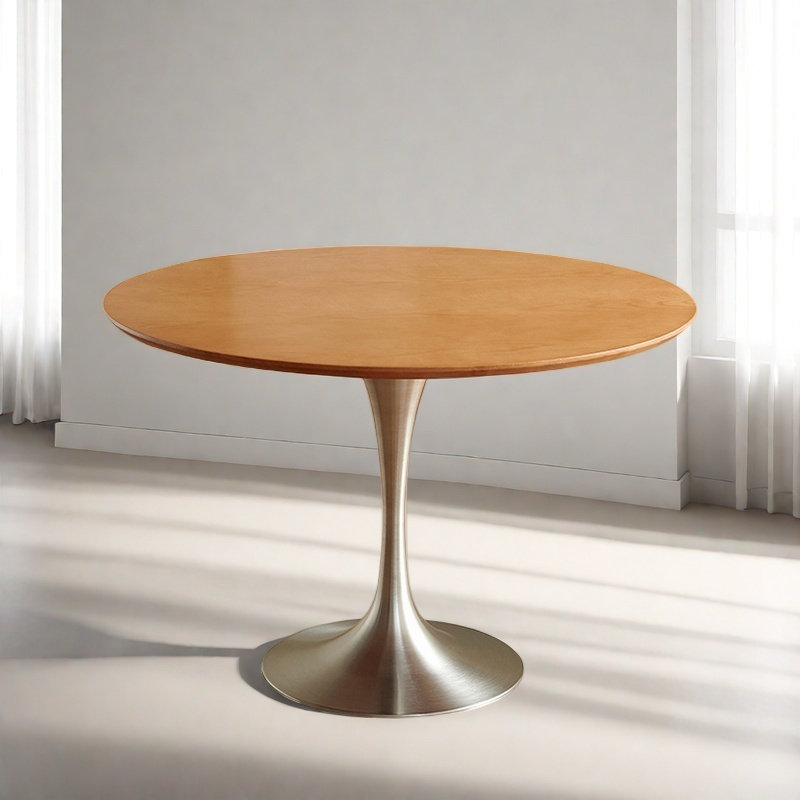 Everly Quinn Simple solid wood round table | Wayfair