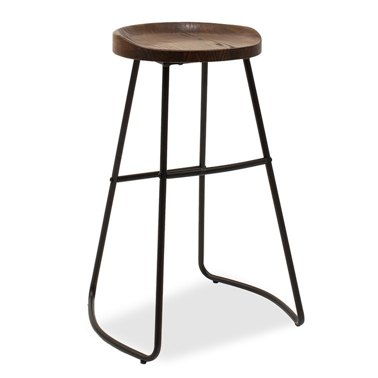 Borough Wharf Steinman Solid Wood 72cm Stool | Wayfair.co.uk