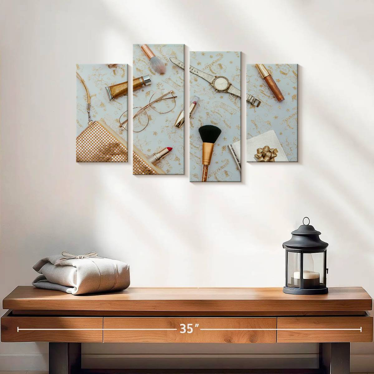 Mercer41 Shuttleworth Gold Makeup Kit | Wayfair