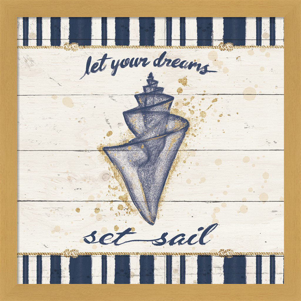 Rosecliff Heights Calm Seas III Gold Rope Border By Janelle Penner ...