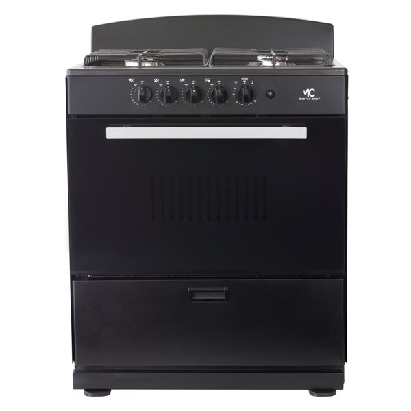 Master-Chef 30" Freestanding Range With 4.0 Cft Oven Capacity - 4 ...