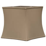 Medallion Lighting 9'' H x 8'' W Linen Square Lamp Shade | Wayfair