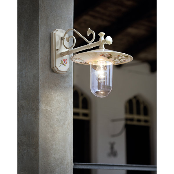 August Grove Millstone Integrated LED Outdoor Wall Lantern | Wayfair.co.uk