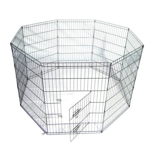 Winado 8 Panel Metal Exercise Pen With Door | Wayfair