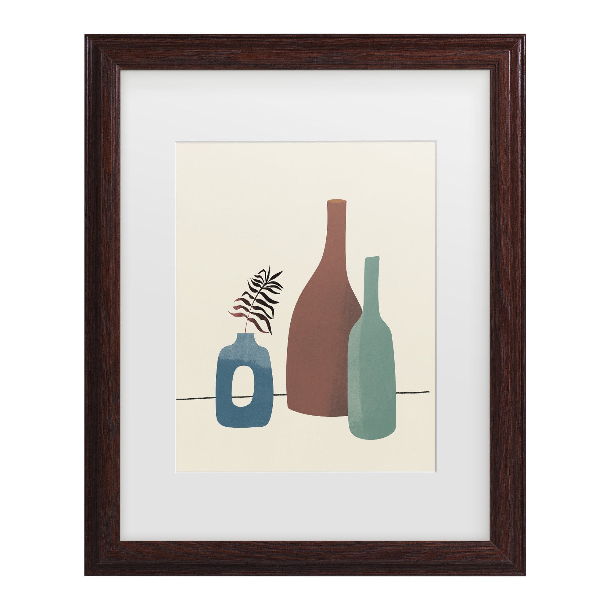 Trademark Fine Art Little Dean Still Life Sketches Matted Framed Art ...