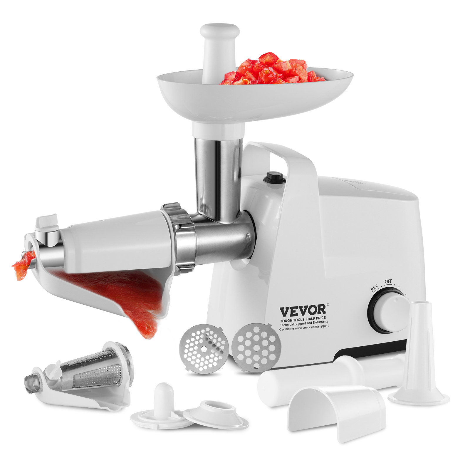 VEVOR 4 LBS/Min Electric Tomato Strainer 300W Tomato Sauce Maker ...