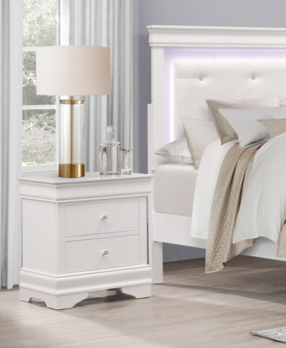 Canora Grey Traditional Design Bedroom Furniture 1Pc Nightstand Of 3X ...