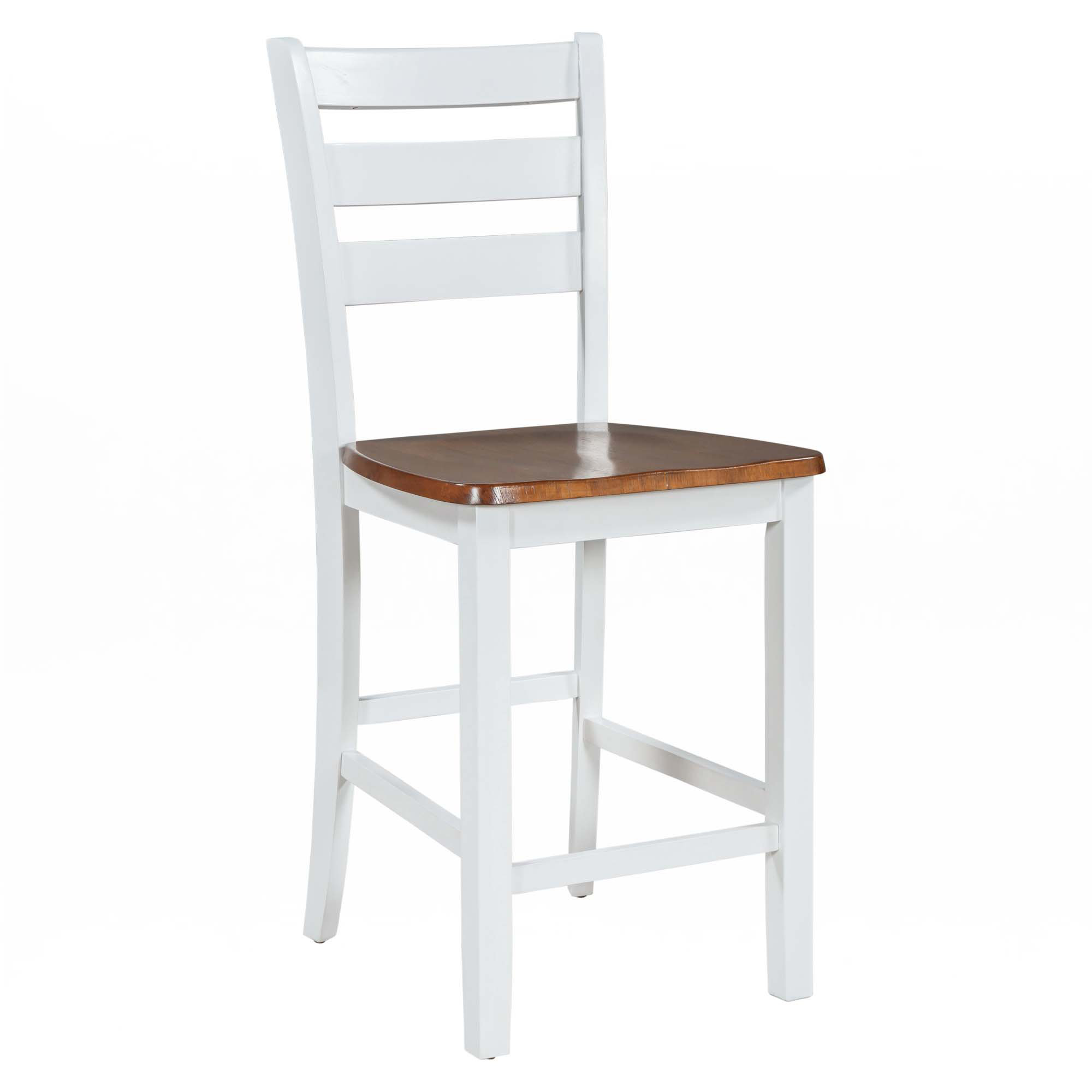 Red Barrel Studio® Wood Counter Height Dining Chair Set For Small ...