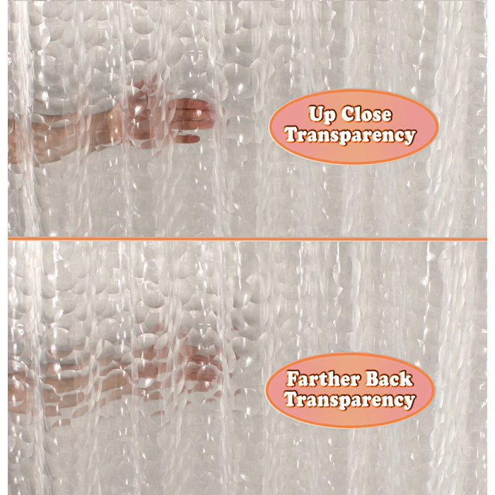 Venice Collections 100 % PEVA Bubble Liner with Hooks Included ...