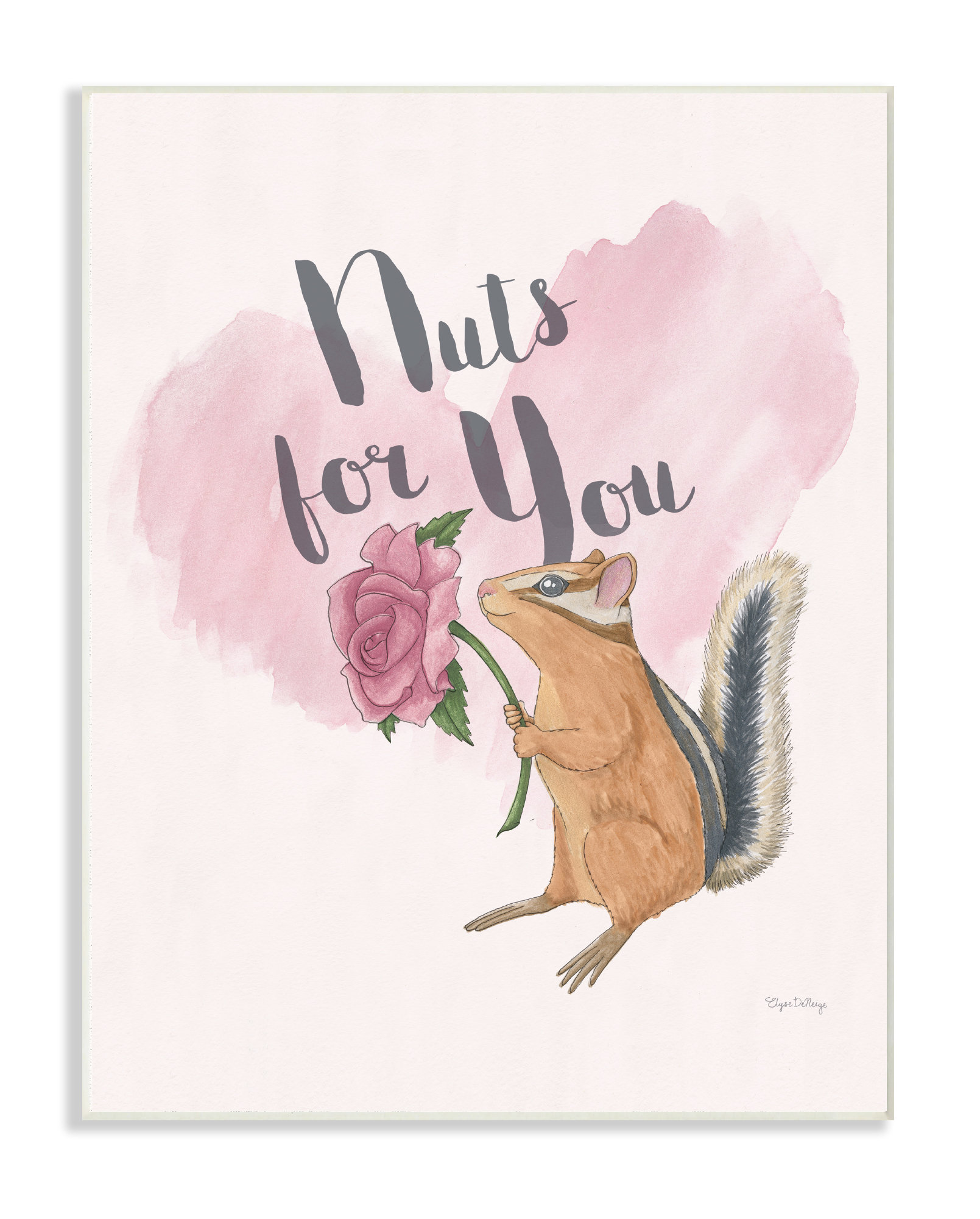 Wrought Studio™ 'I'm Nuts for You' Graphic Art on Canvas | Wayfair