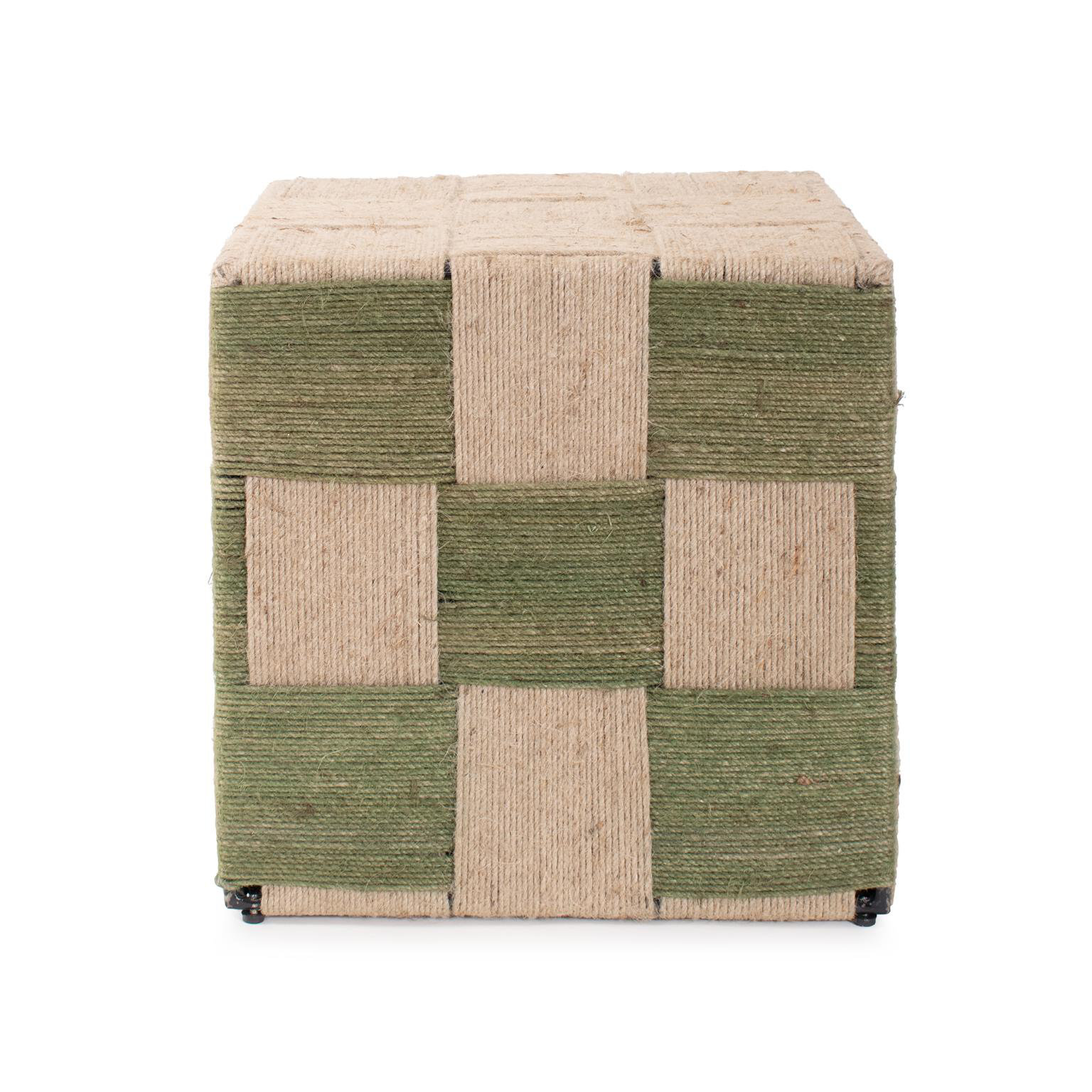 Latitude Run® Escobedo Square Jute Side Table | Wayfair