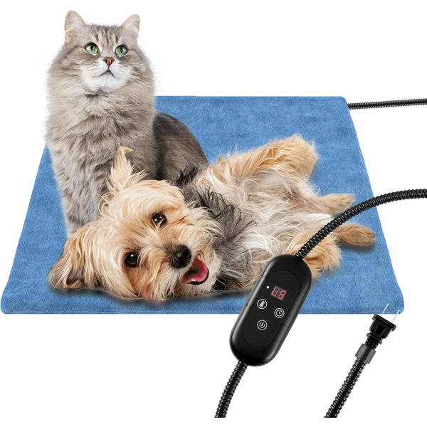 HIBAMSTOR Pet Heating Pad For Cats, Indoor Outdoor Waterproof Electric ...