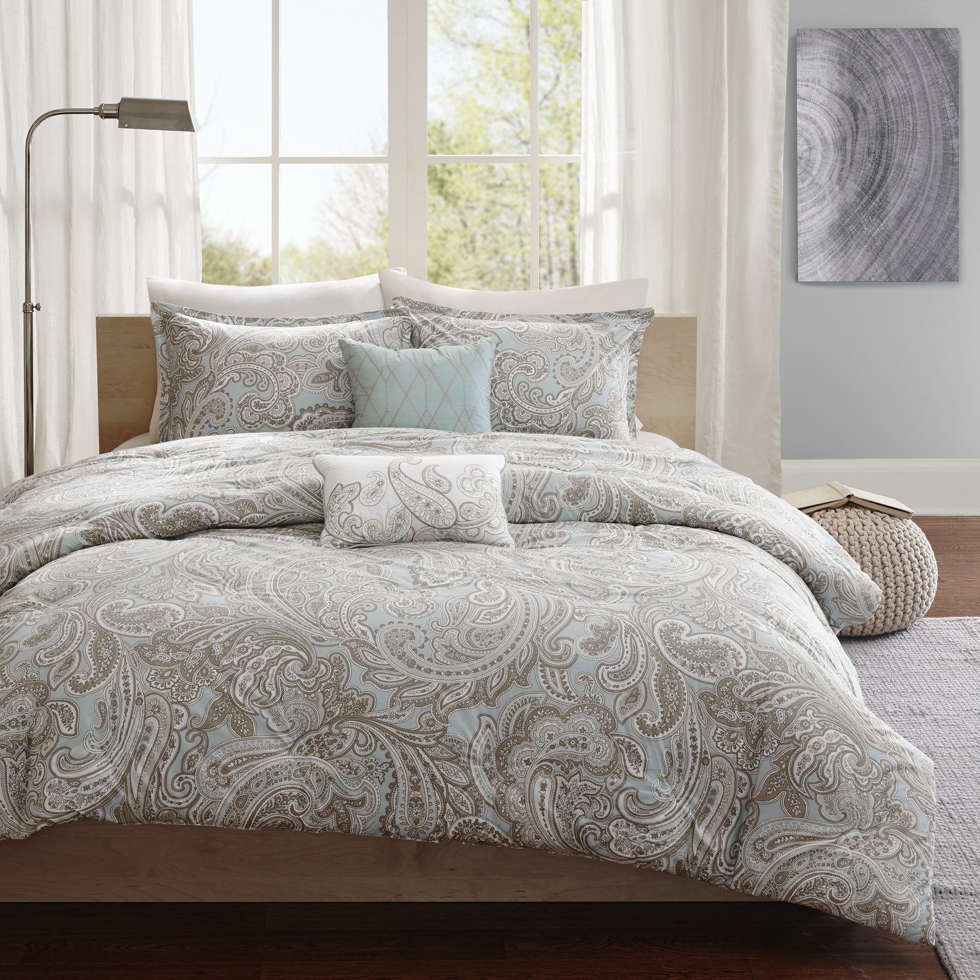 Madison Park Pure Cotton Traditional Comforter Set & Reviews - Wayfair ...
