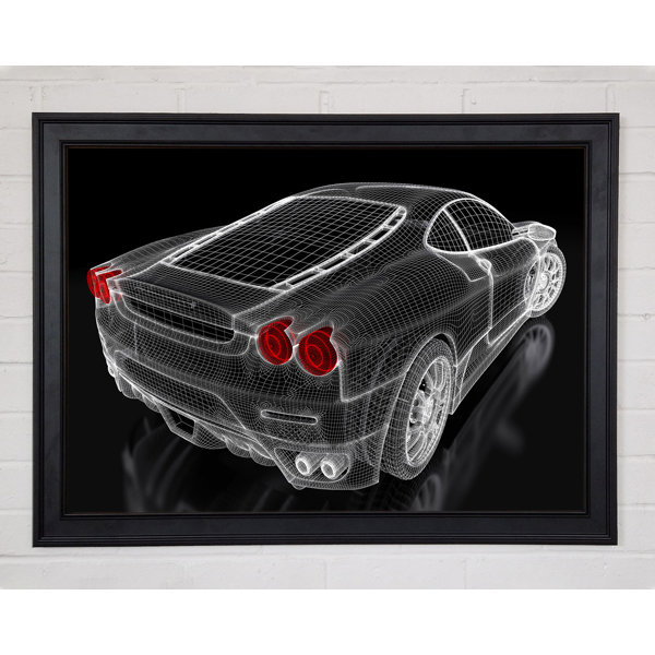 Williston Forge Ferrari F430 Drawing - Single Picture Frame Art Prints ...
