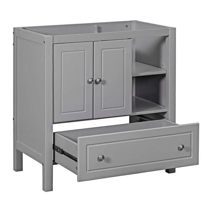 Oversgo Single Bathroom Vanity Base Only | Wayfair