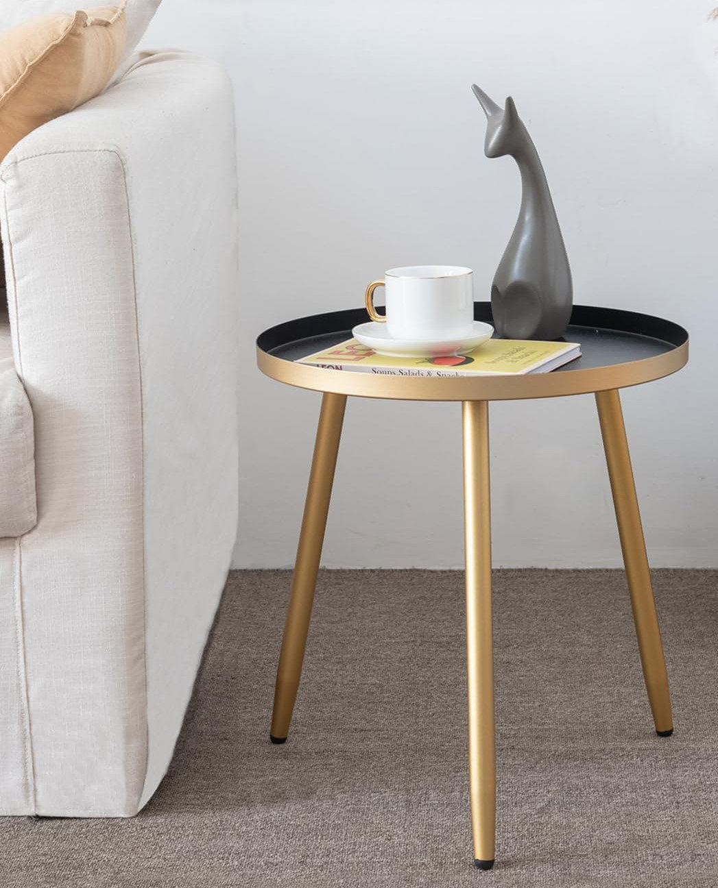 Ivy Bronx End Table for Indoor Use - Small Side Tables for Small Spaces ...