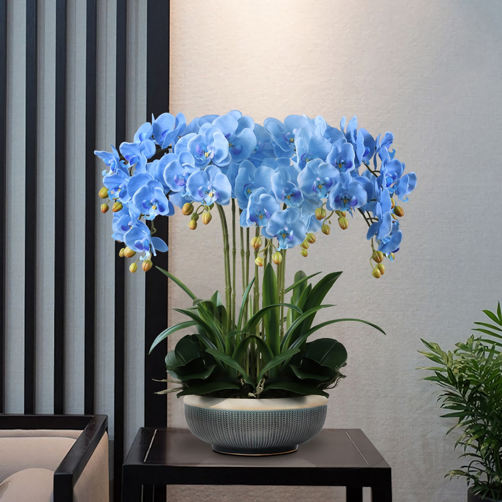 Infinitee Green High End Large Tactile Simulation Flower Butterfly ...