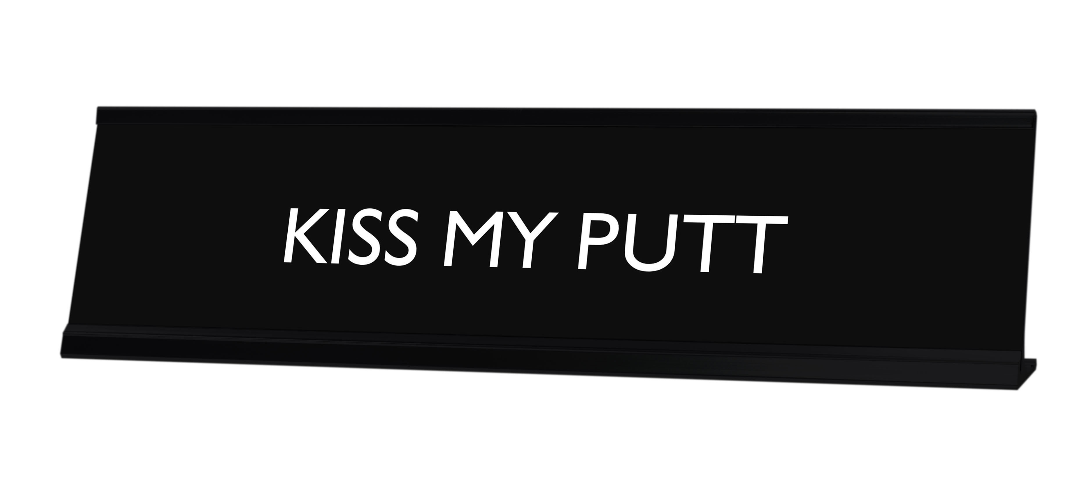 Designs ByLITA Kiss My Putt Novelty Sign | Wayfair