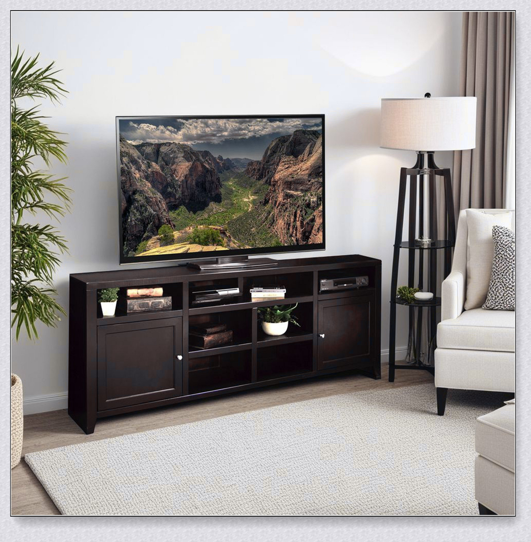 Red Barrel Studio® 84 inch TV Stand Console for TVs up to 95 inches, No ...