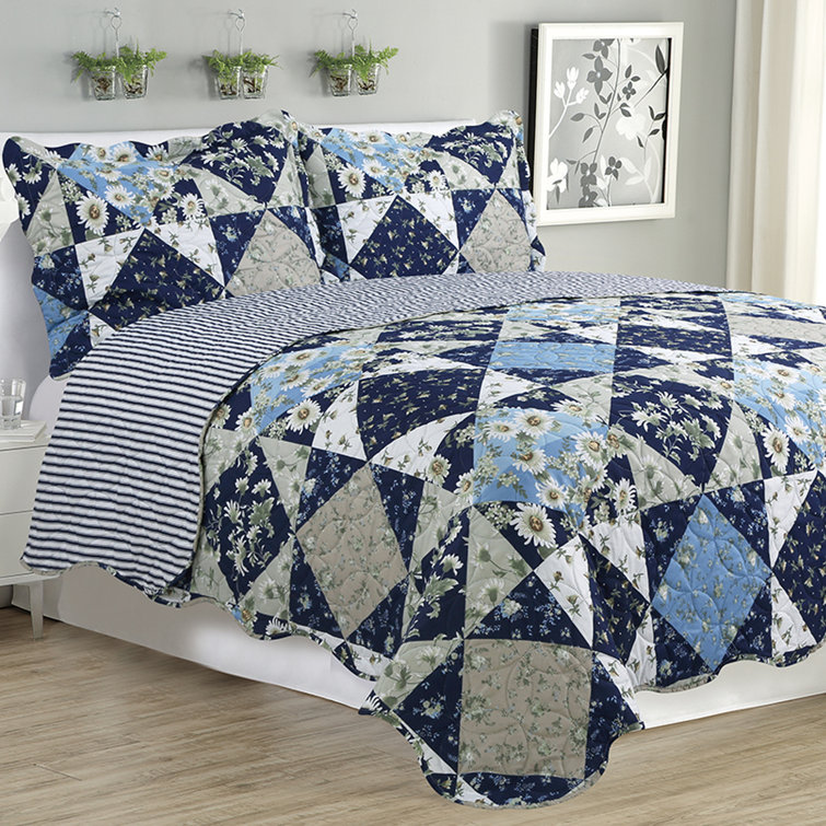 Glory Home Design Kim Modern & Contemporary Patchwork Quilt | Wayfair