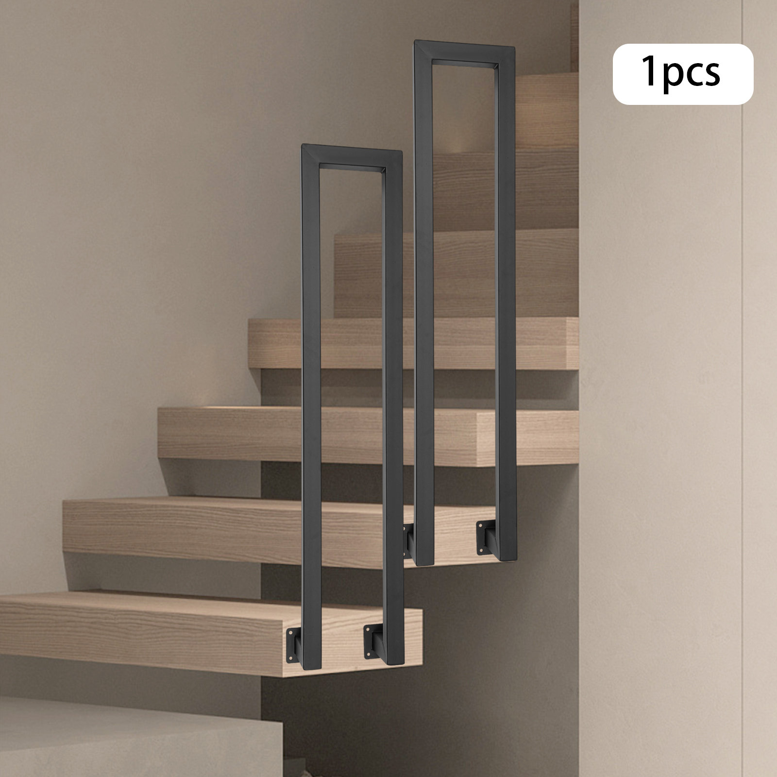 JOYDING Side Mount Stair Railing Hand Rail Guardrail Decorative Railing ...