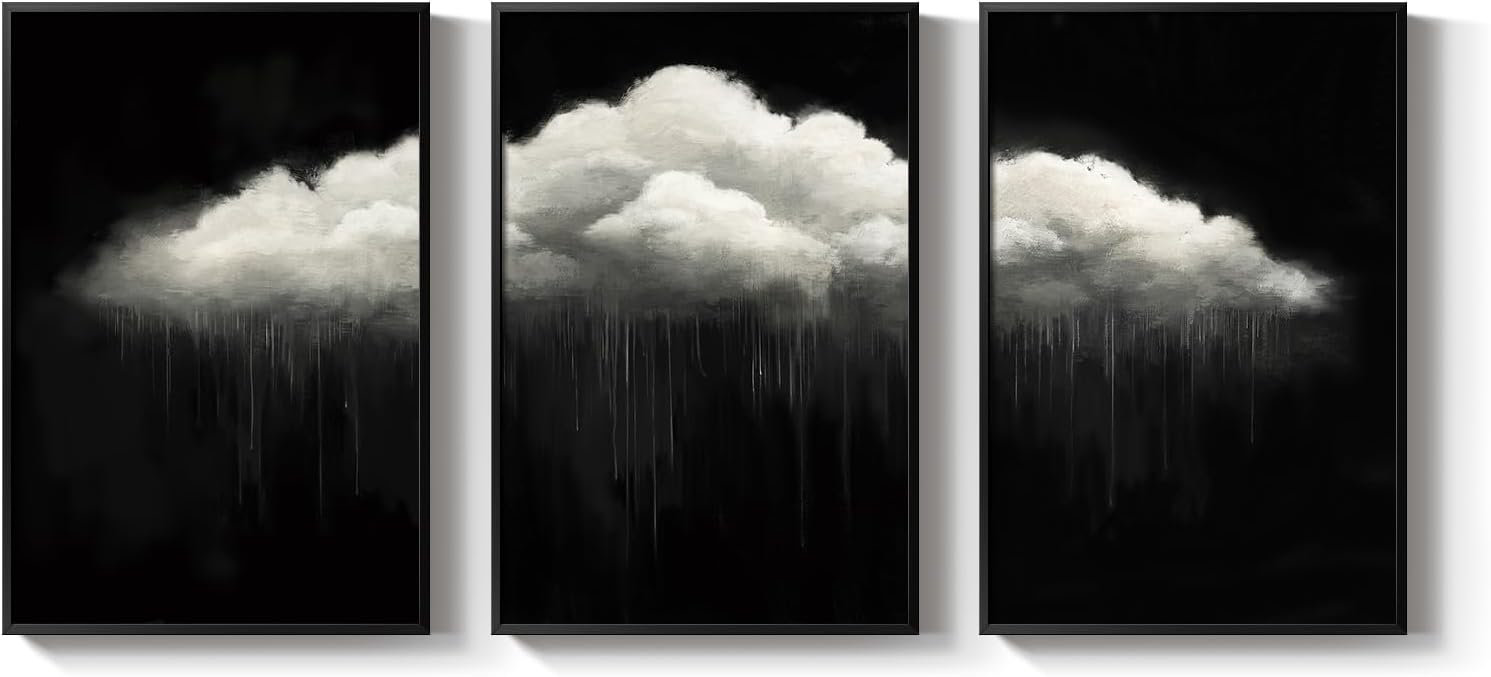 Red Barrel Studio® 3 Piece Dark Academia Goth Canvas Paintings Prints ...