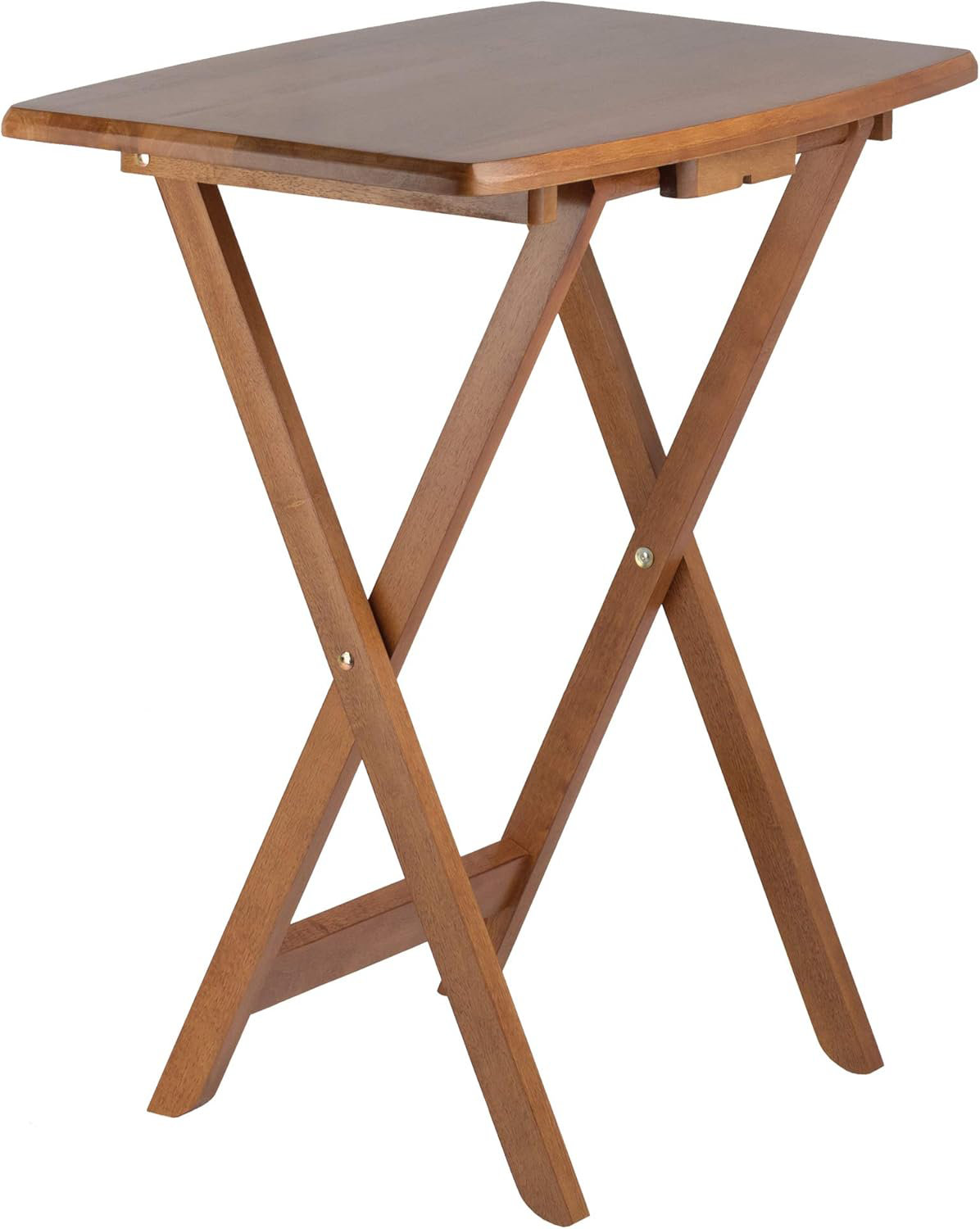 Red Barrel Studio® Wood Dylan Snack Table Teak | Wayfair