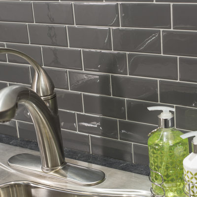 TackTile Tack Tile Peel & Stick Vinyl Backsplash Subway & Reviews | Wayfair