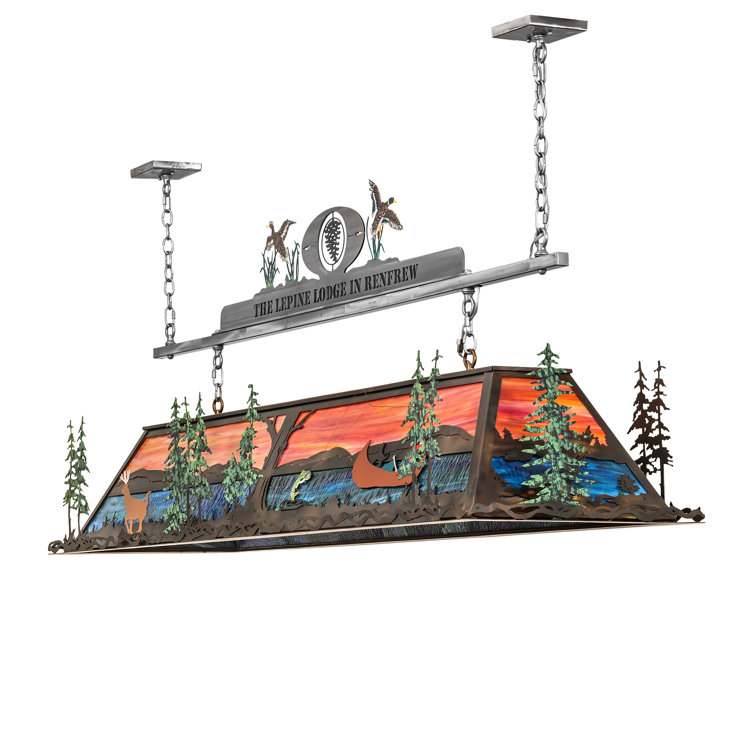 Meyda Lighting Rustic Lodge 9 - Light Dark Burnished Antique Copper ...