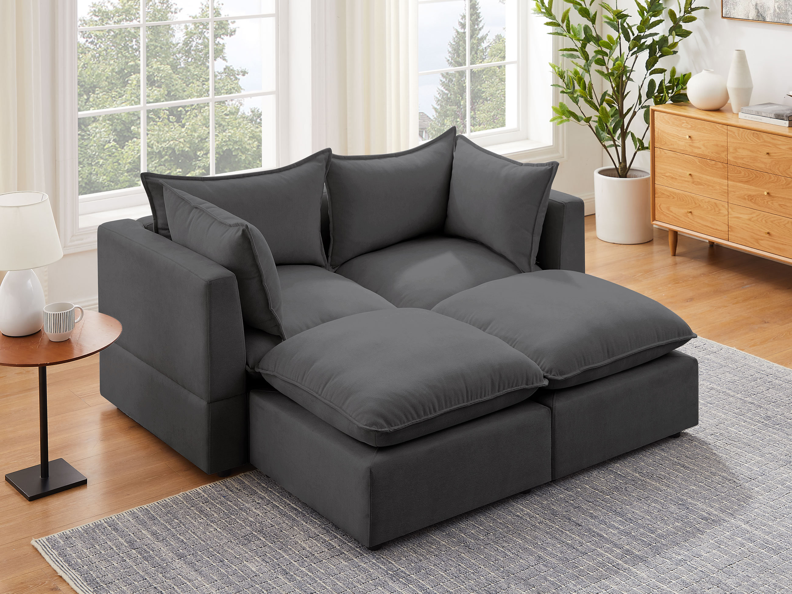 Latitude Run® Borror 66.9'' Modular | Wayfair
