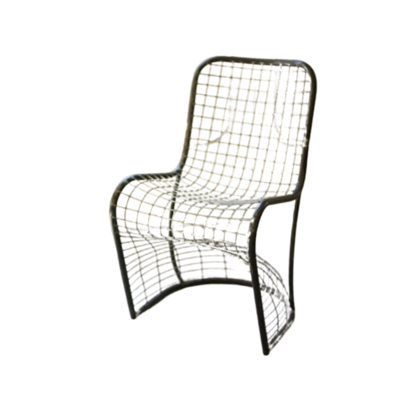 Red Barrel Studio® Metal Stacking Arm Chair Dining Chair | Wayfair