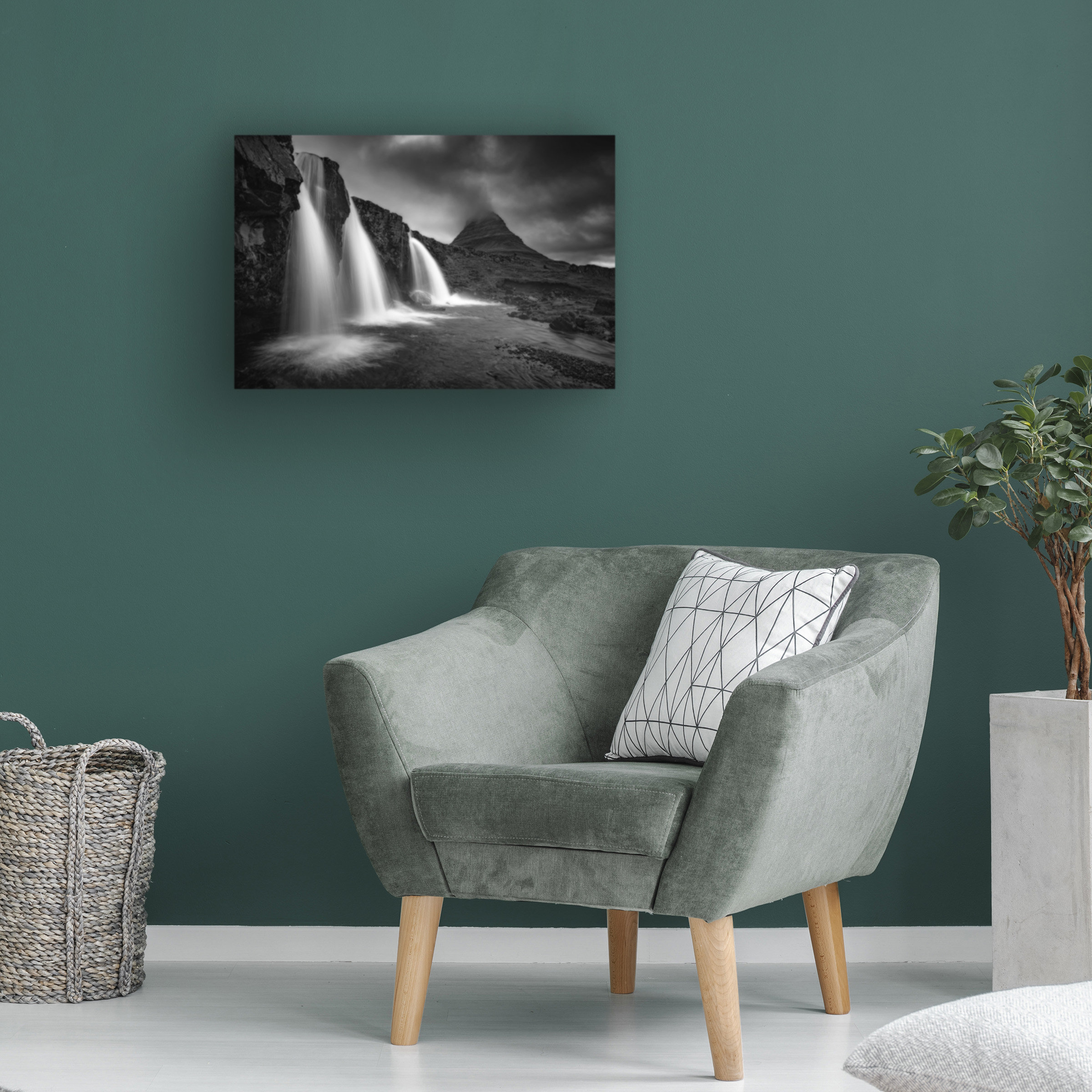 Trademark Fine Art Ramon Menendez Covelo Kirkjufellsfoss Canvas Art ...